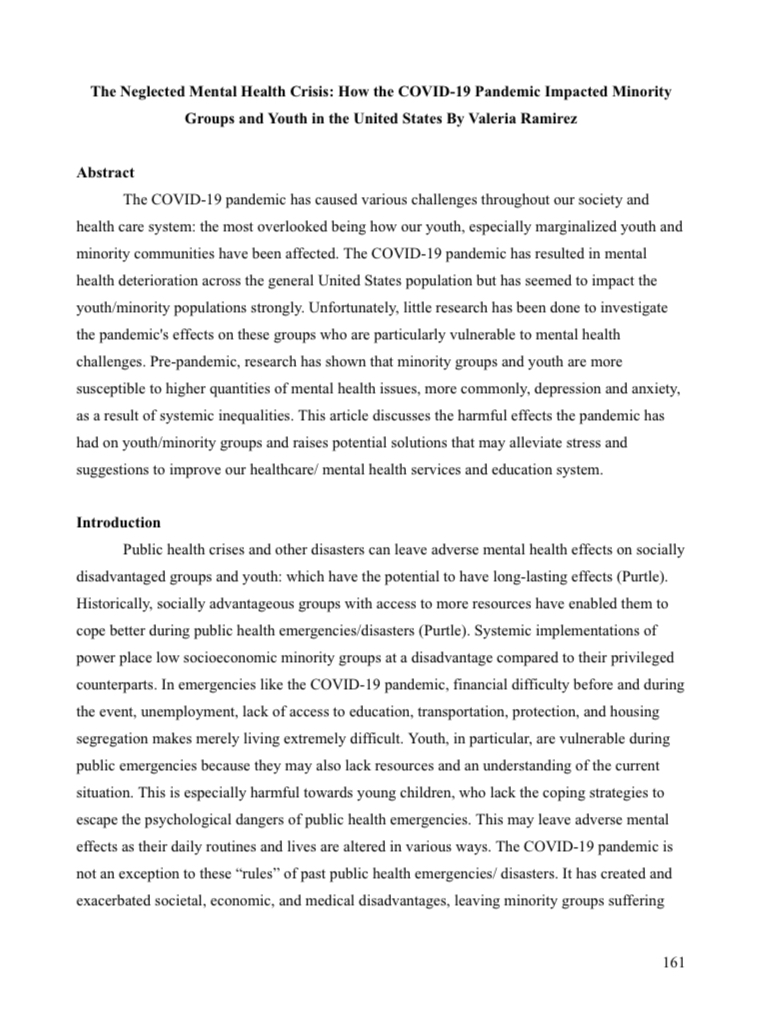 The neglected mental health crisis: how the Covid-19 pandemic impacted ...